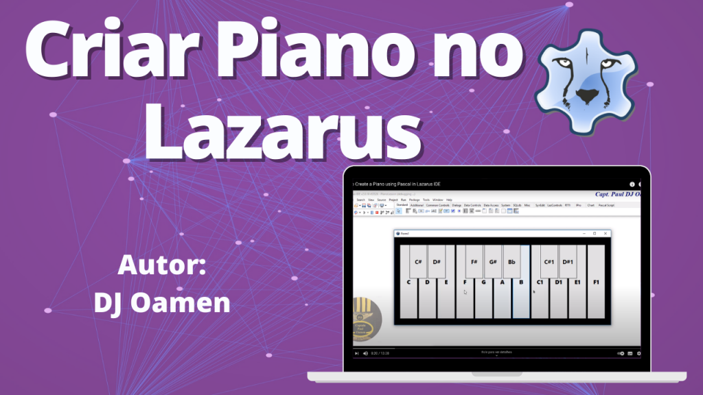 Como criar um Piano usando Lazarus – Aprenda Lazarus